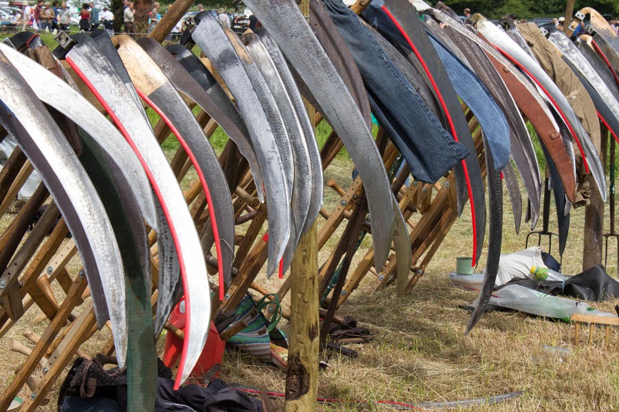 Sean Hellman: Scythe fair 2014