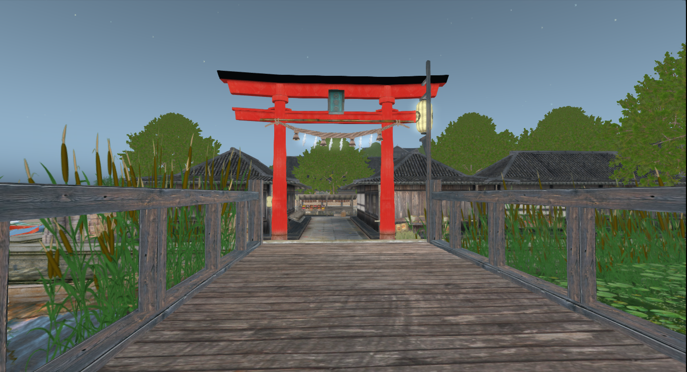 Virtual Dream & Travel: Torii at Hosoi Mura