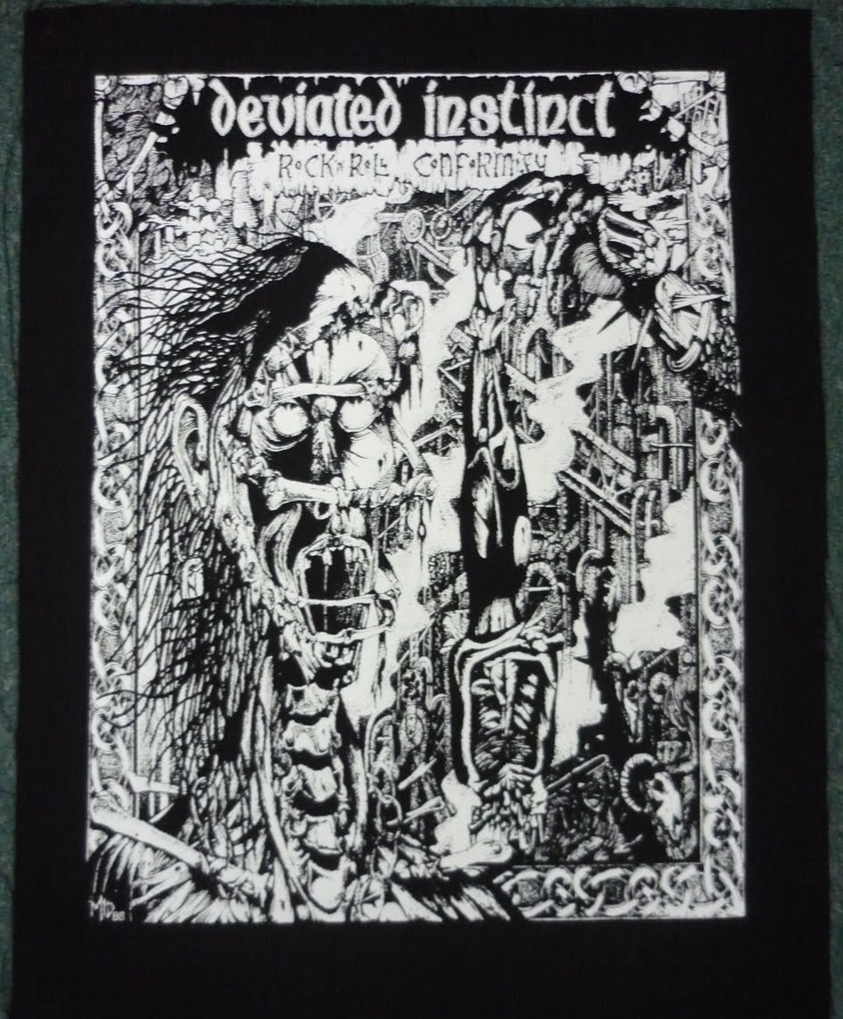 Black Seeds Records: DEVIATED INSTINCT back patch