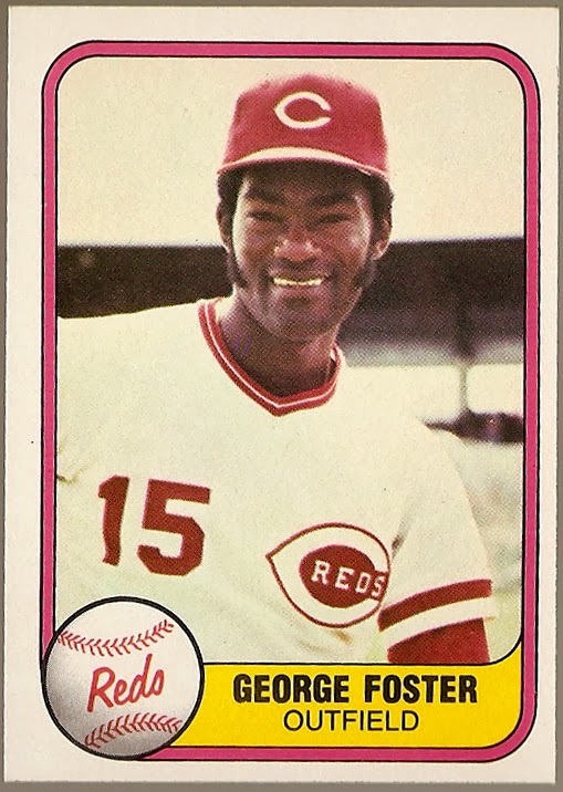 Baseball Card Breakdown: Happy Card! George Foster "Slugger" 1981 Fleer