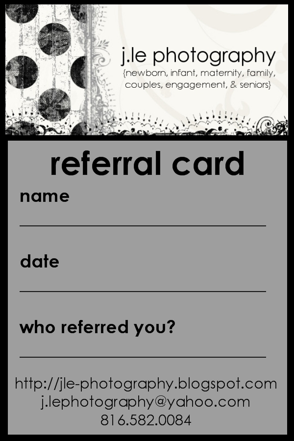 Inspire.Capture.Create Photography: referral program