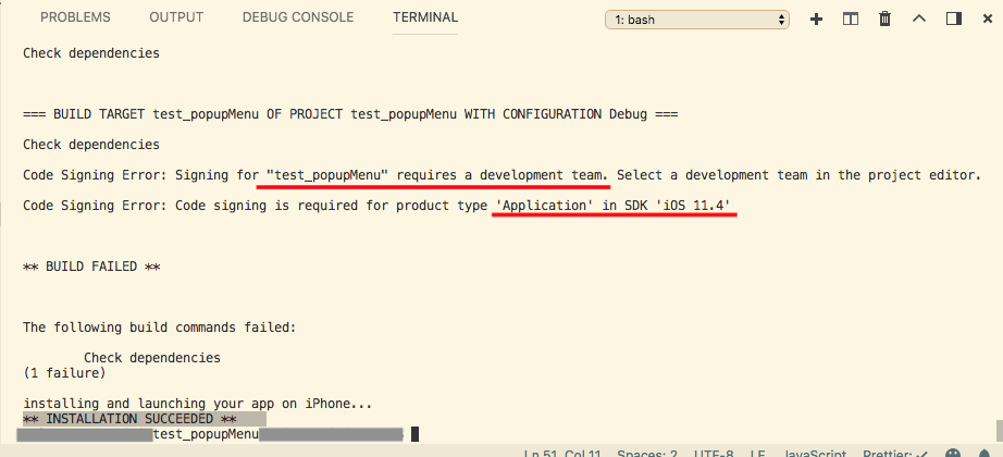 Tuntunir Programming: How to run React Native app on iOS device