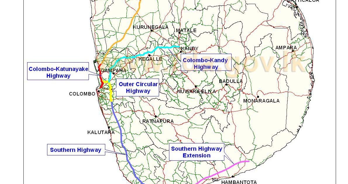 Rajagedara: Katunayake - Padeniya - Anuradhapura Highway Road ...