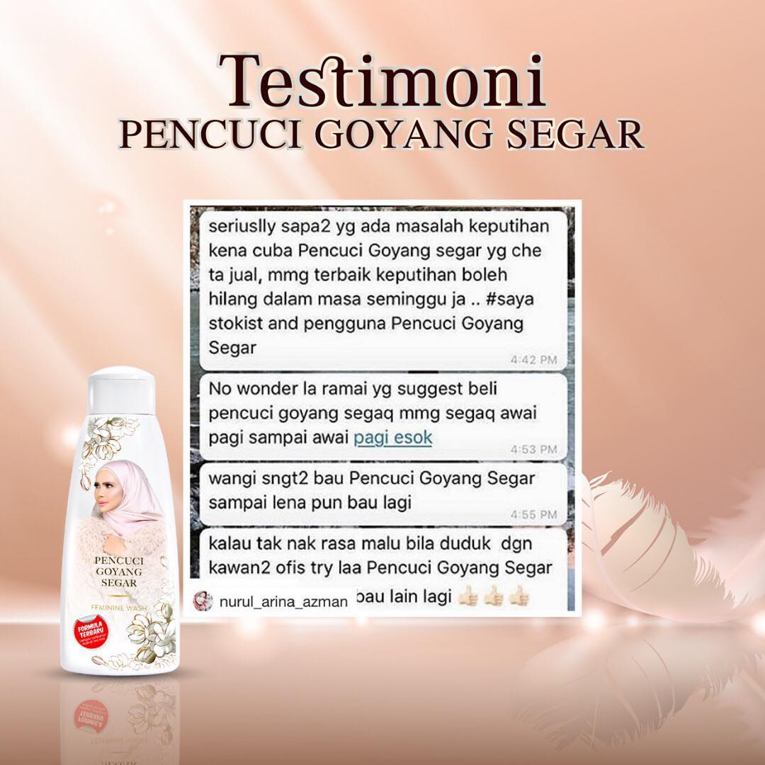 PENCUCI GOYANG SEGAR BY RCW (NEW PACK) | BEAUTY KIOSK