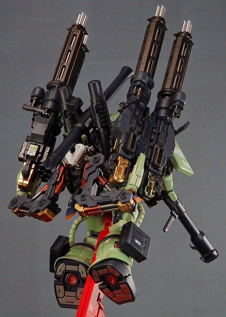 Custom Build: MG 1/100 Zaku II "Full Armor Custom Variation"