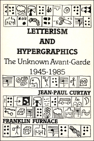 ContraTexts: avant-garde, Lettrisme - book - 1985 - Letterism and ...