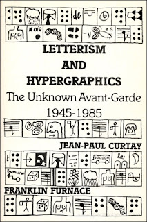ContraTexts: avant-garde, Lettrisme - book - 1985 - Letterism and ...