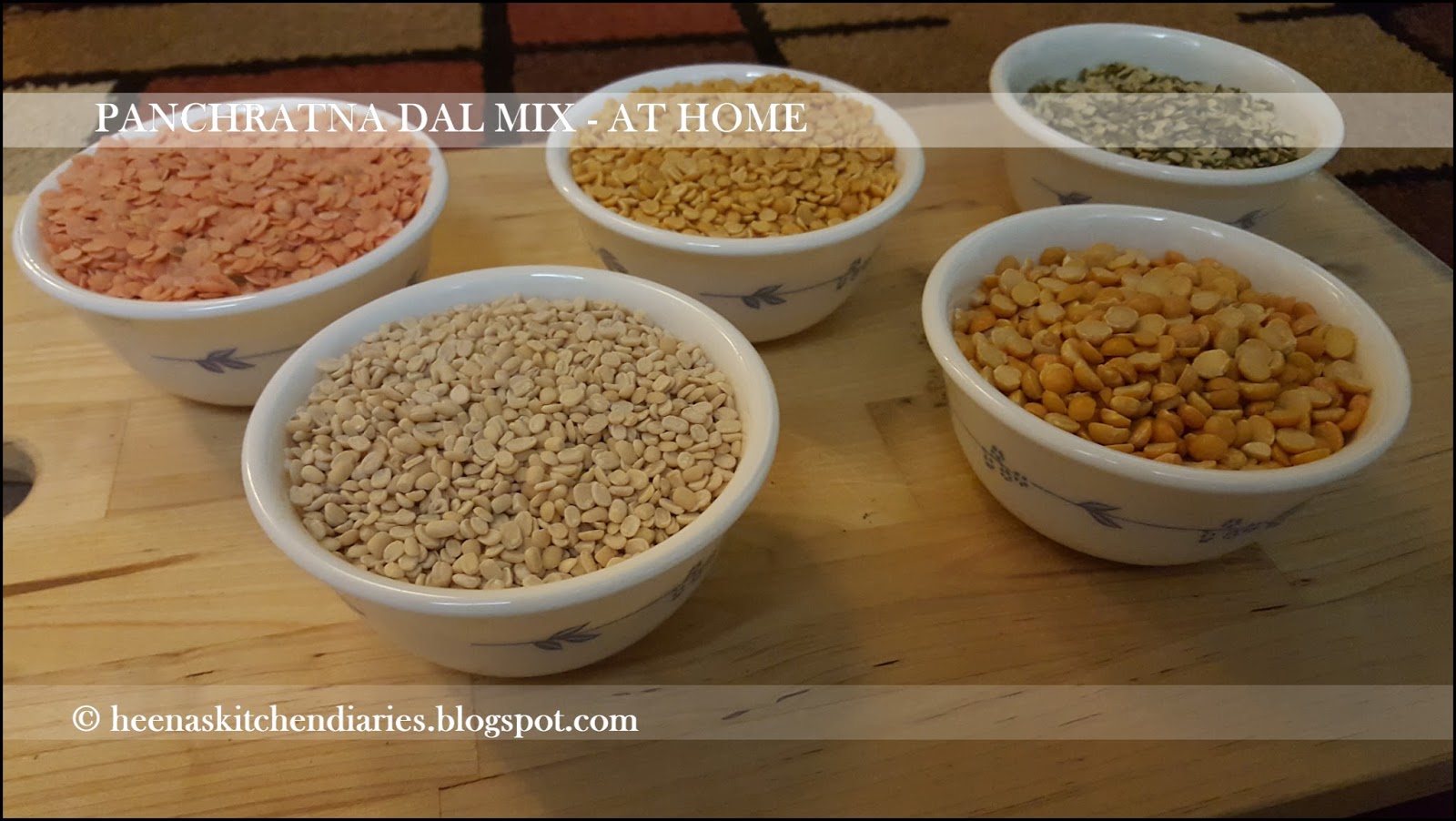 Heena's Kitchen Diaries: Panchratna Dal Mix
