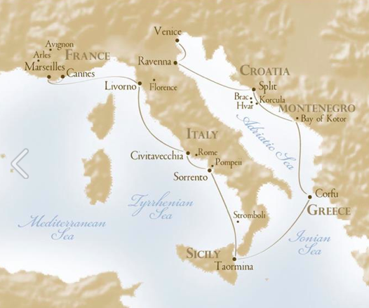 affinity's musings: The Grand Tour Map