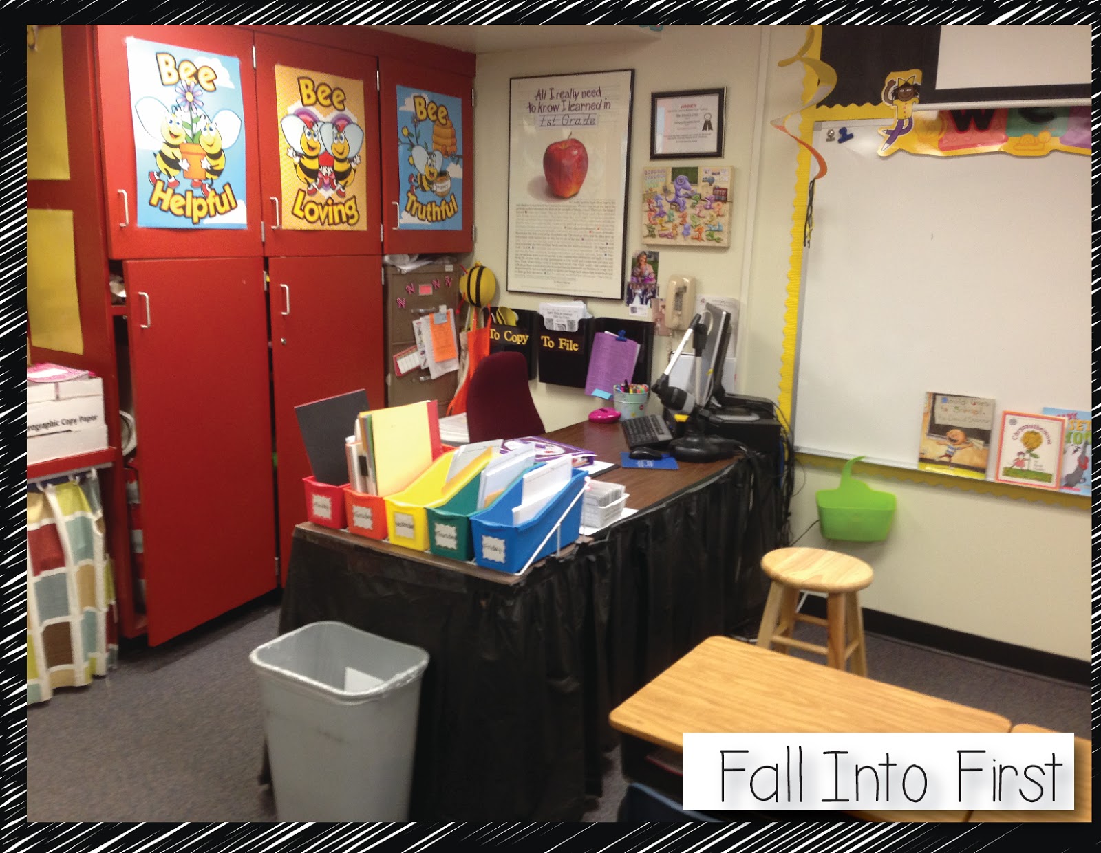 Fall Into First: Teacher Week 2013- Classroom Digs