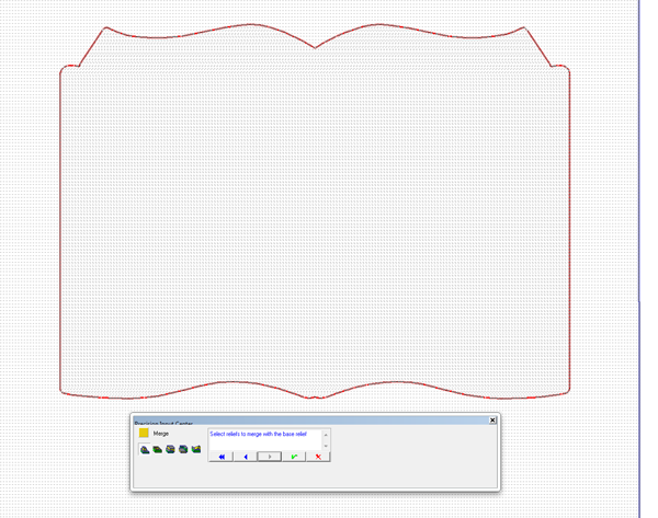 Last steps to create the crest relief - Precision Board