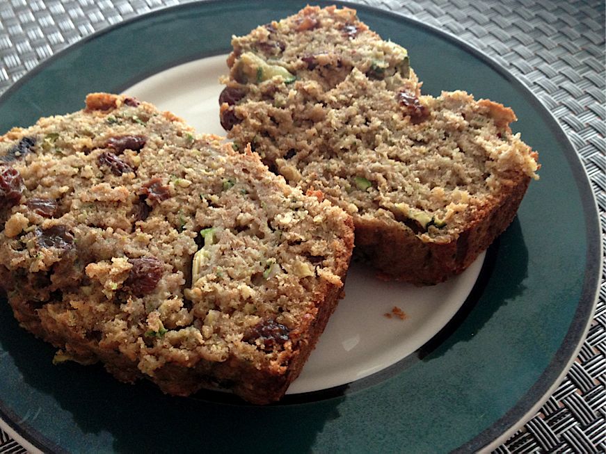 The Pursuit of Happiness: Healthy Zucchini Raisin Bread