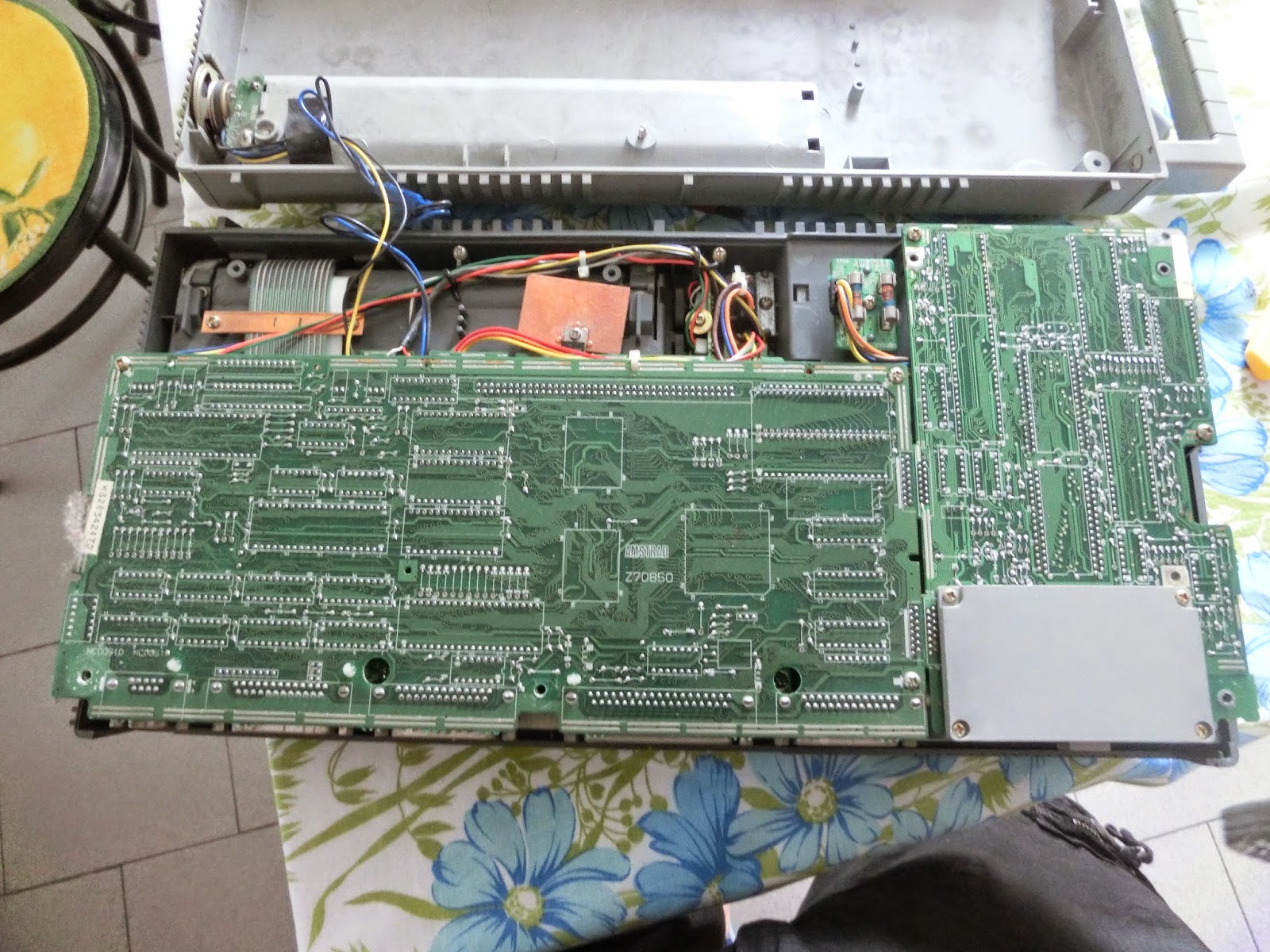 COMPUTERMUSEO WORLD!: AMSTRAD PPC640, MANUTENZIONE SU LETTORI