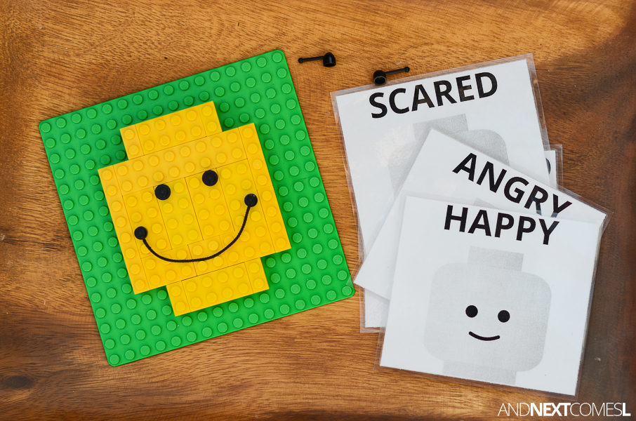 Building Emotions LEGO Activity | And Next Comes L - Hyperlexia Resources