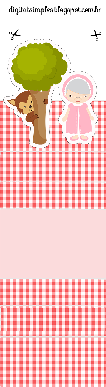 Little Red Riding Hood: Free Printable Original Nuggets or Gum Wrappers ...