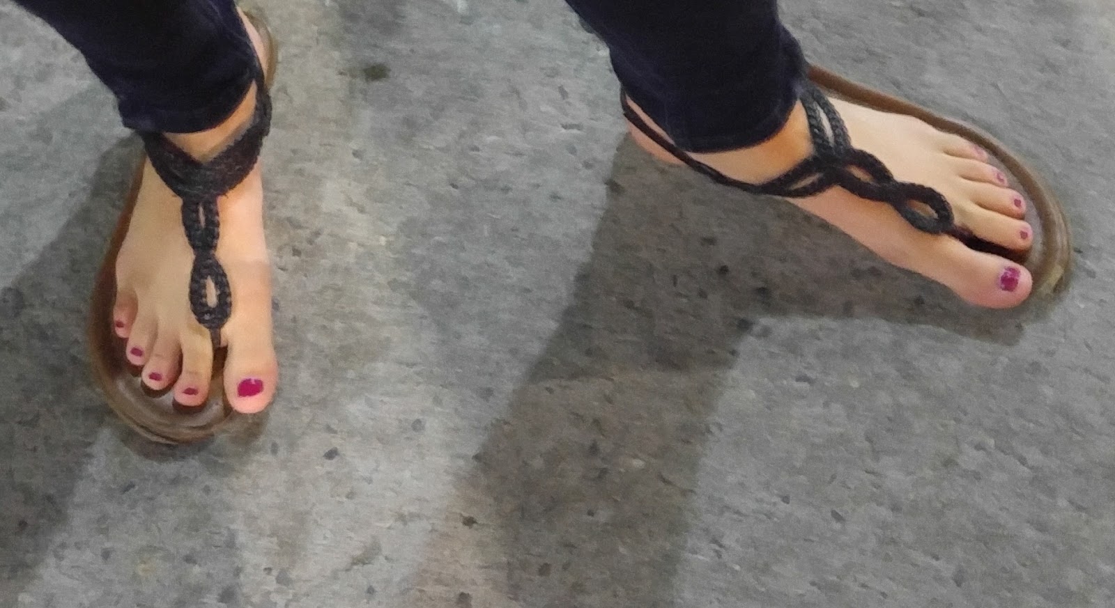 Beautiful And Cute Feet Yummy Red Toes