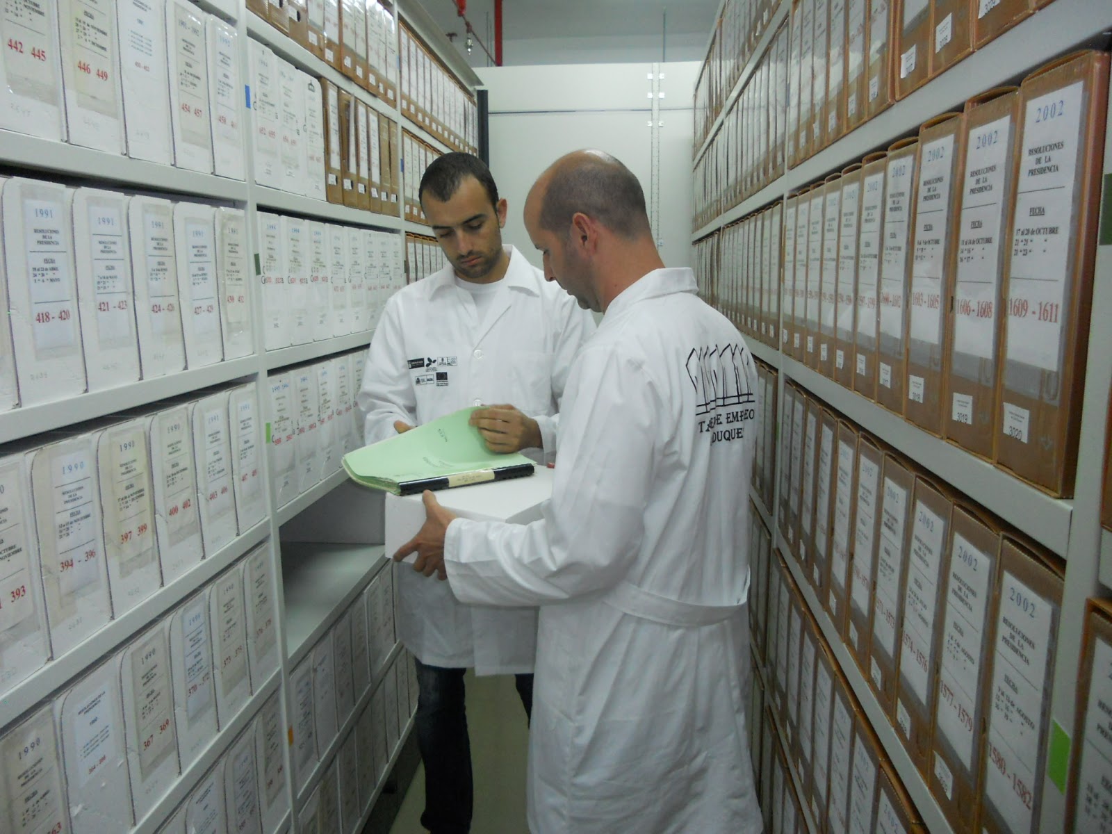 Taller de Empleo Balduque: Trabajo en el Archivo