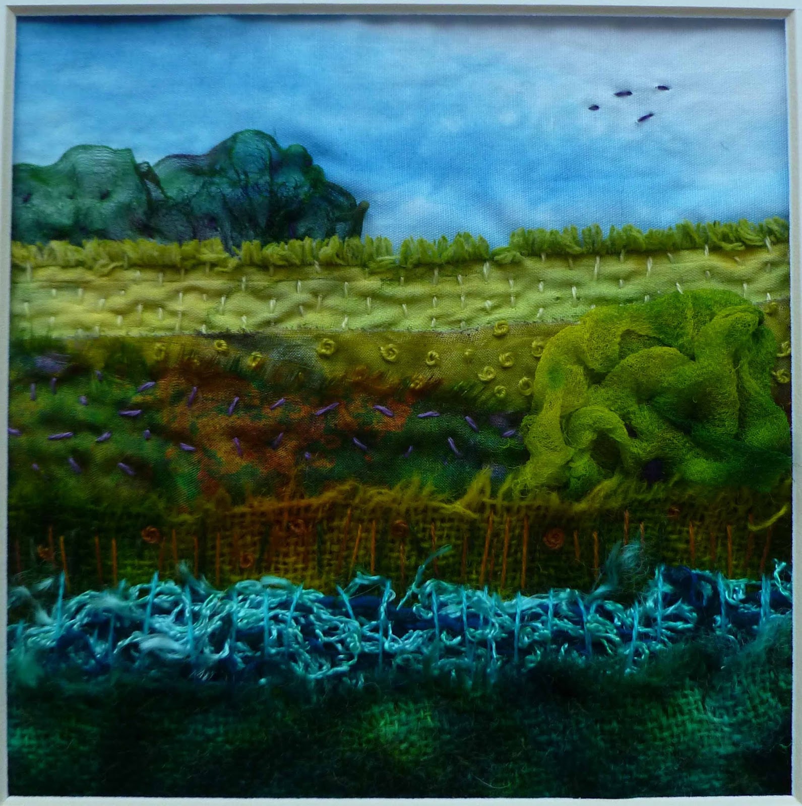 sew sew art: Second finished landscape