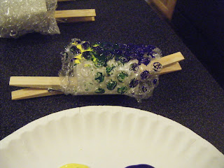 ABC's of Jess's house: Bubble wrap fish