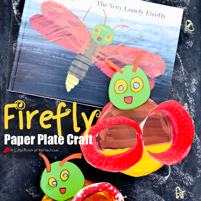 Firefly Paper Plate Craft Inspired by Eric Carle - A Little Pinch of ...
