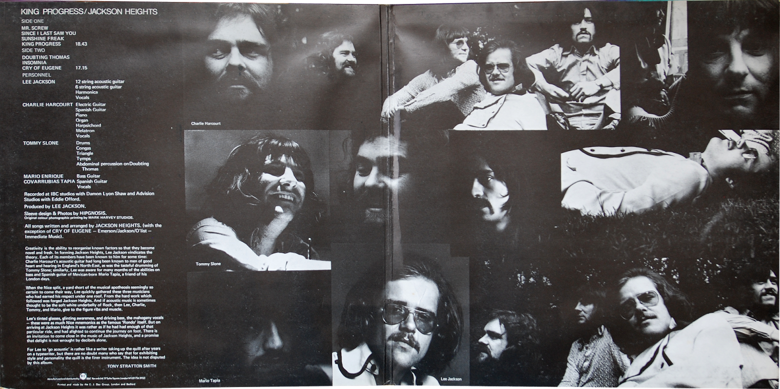 johnkatsmc5: Jackson Heights “King Progress” 1970 UK Prog Folk Rock