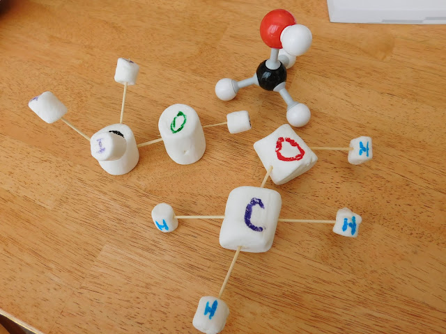100 Days of Science #47 & 48-- Making Model Molecules Two Ways