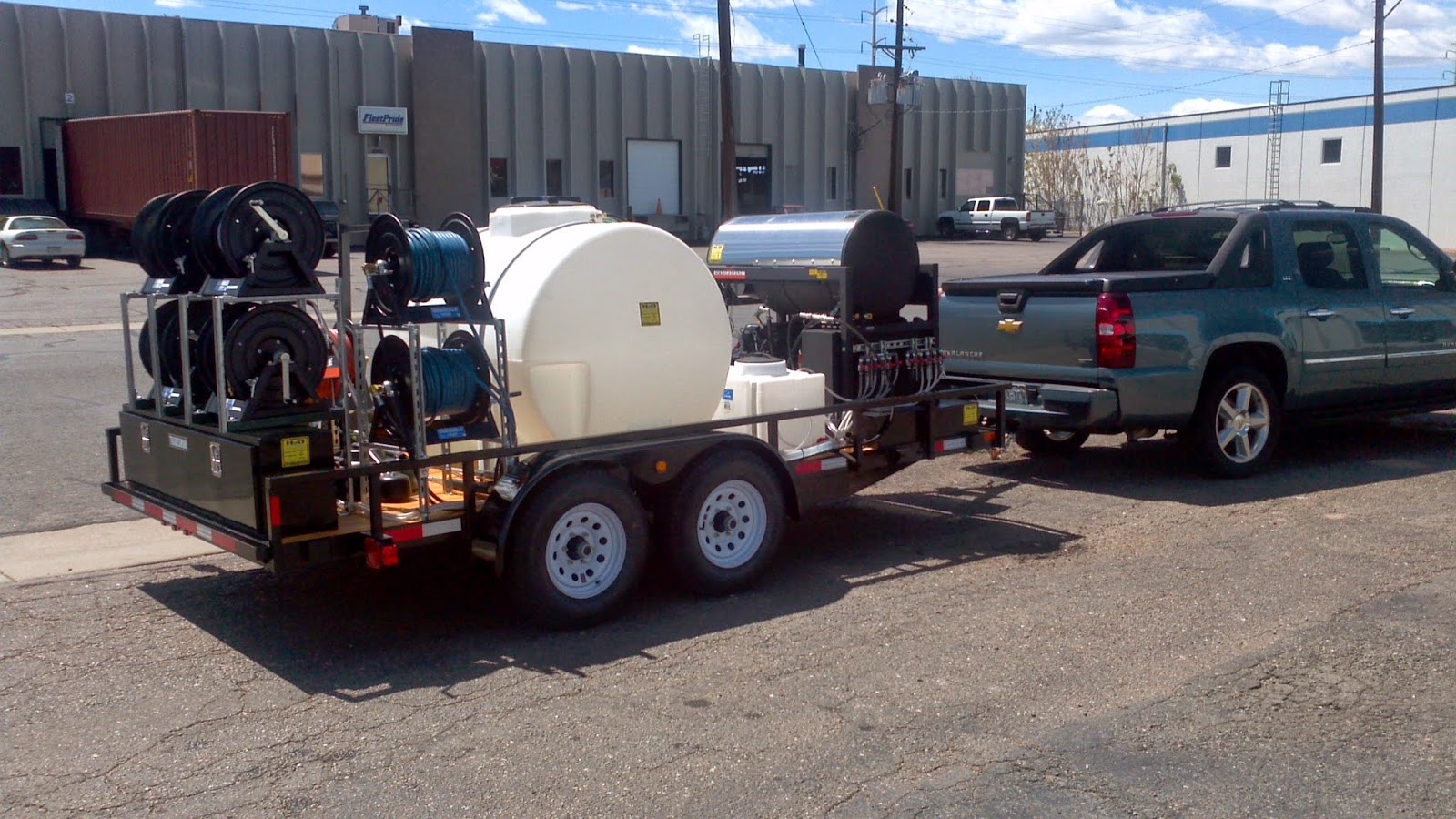 Mobile Power Washing Trailer | 2 Gun Pressure Washer Systems