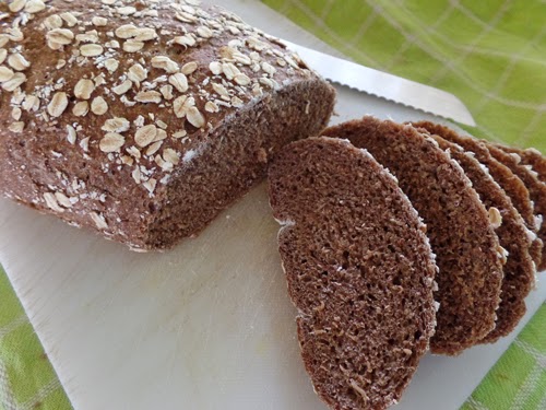 my discovery of Bread: Dutch Sourdough Brown Bread with Oats
