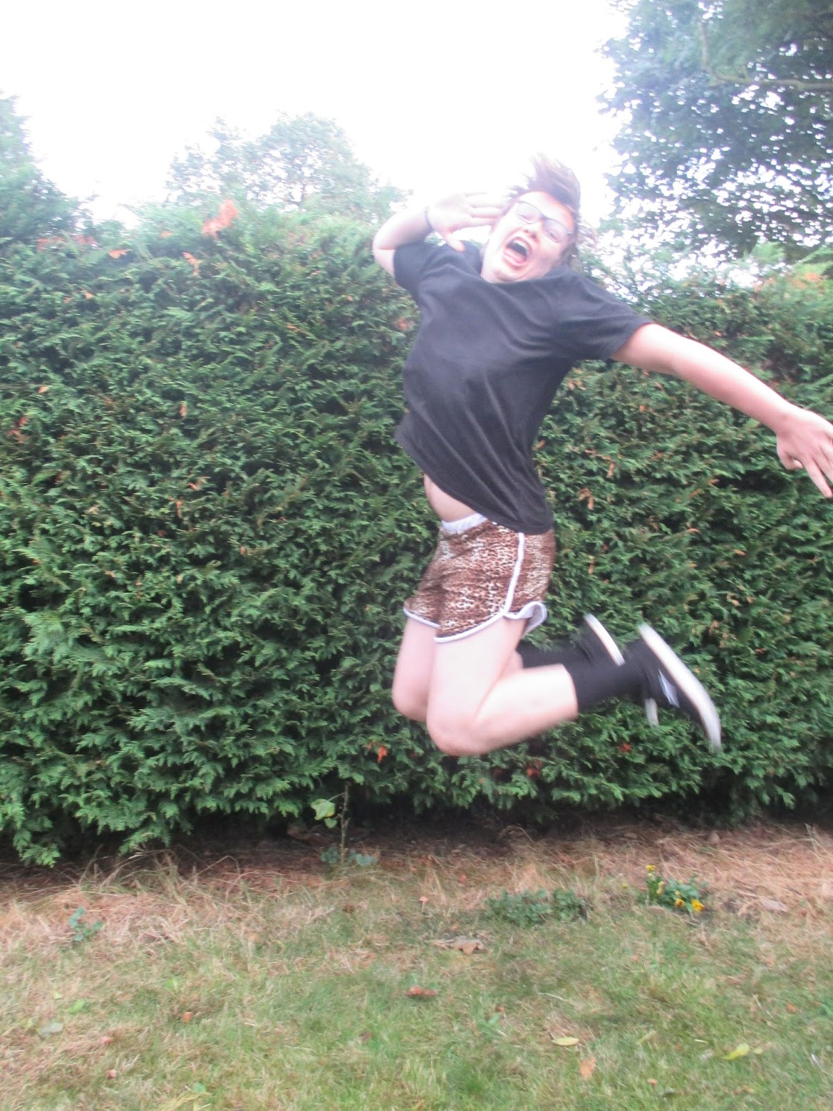 Lady Sewalot: Leopard print 118 shorts