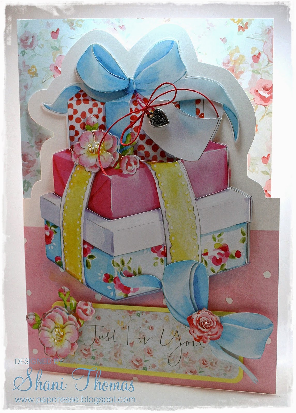 Extra large A4 card made with Lucy Cromwell card kit | Paperesse