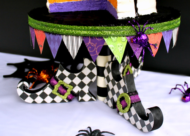 Crafty Sisters: Witch Shoe Cake Stand