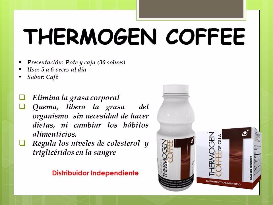 GENTE QUE CUIDA A LA GENTE: THERMOGEN COFFEE