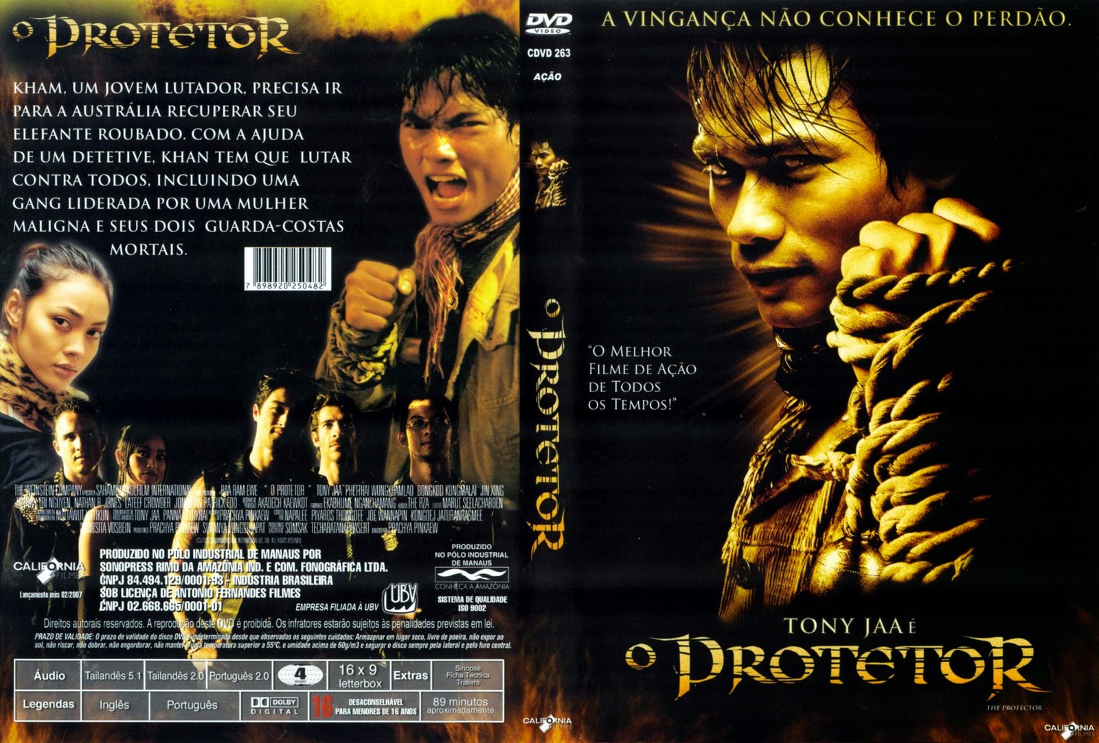 CAPAS DVD-R GRATIS: O Protetor 1 e 2 (Tony Jaa)