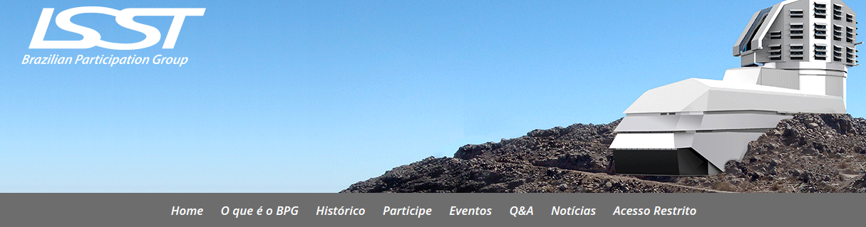 Site do LSST Brazilian Participation Group Entra no Ar