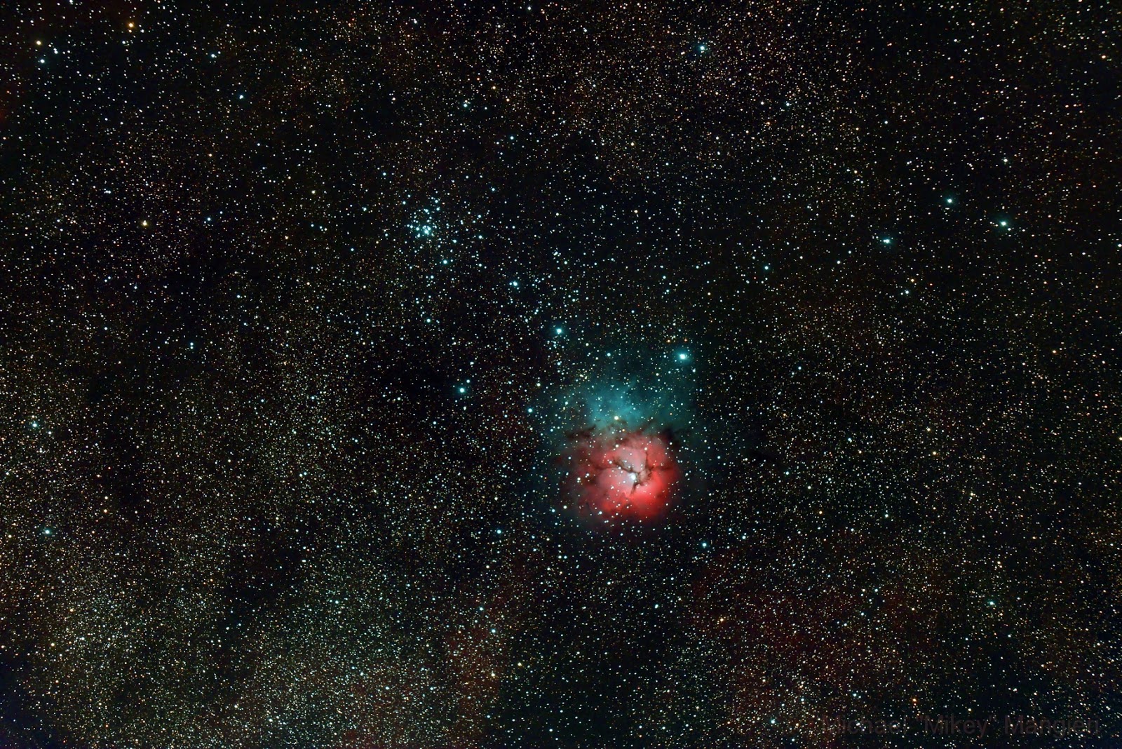 Sky and Rockets: M20 - The Trifid Nebula - Wide Angle Hyperstar