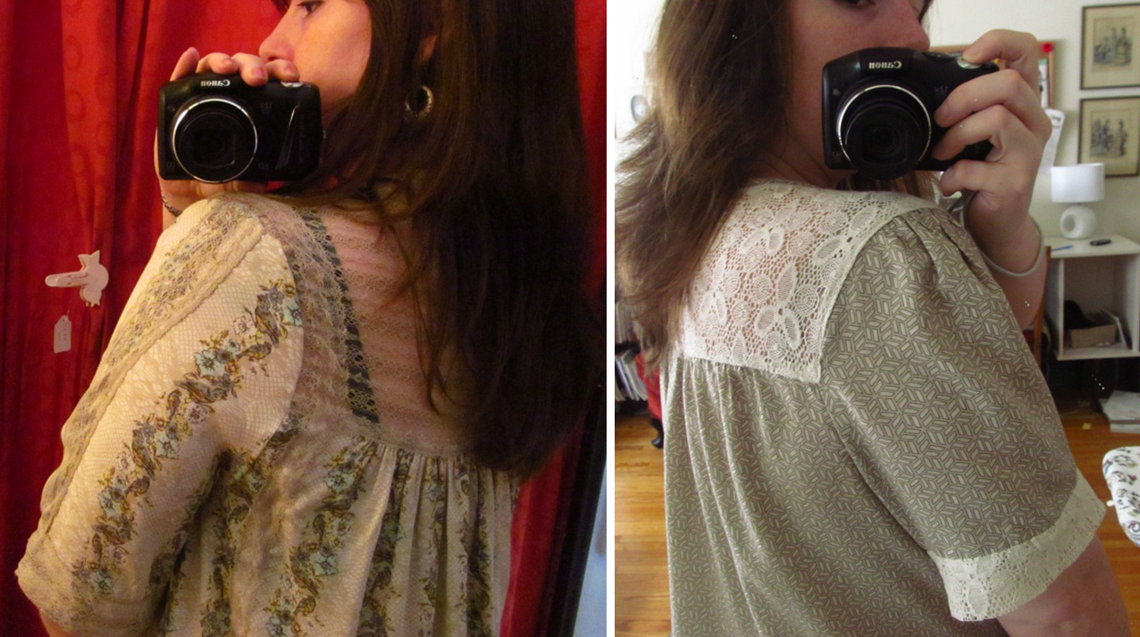 New Look top and skirt 6107 pattern review by barebear