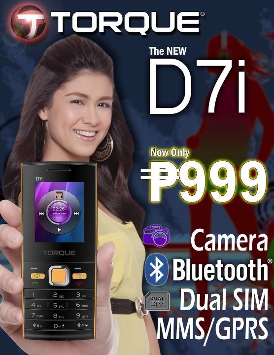 Torque D7i: The Bestseller is back, now with Bluetooth for Php999 only!