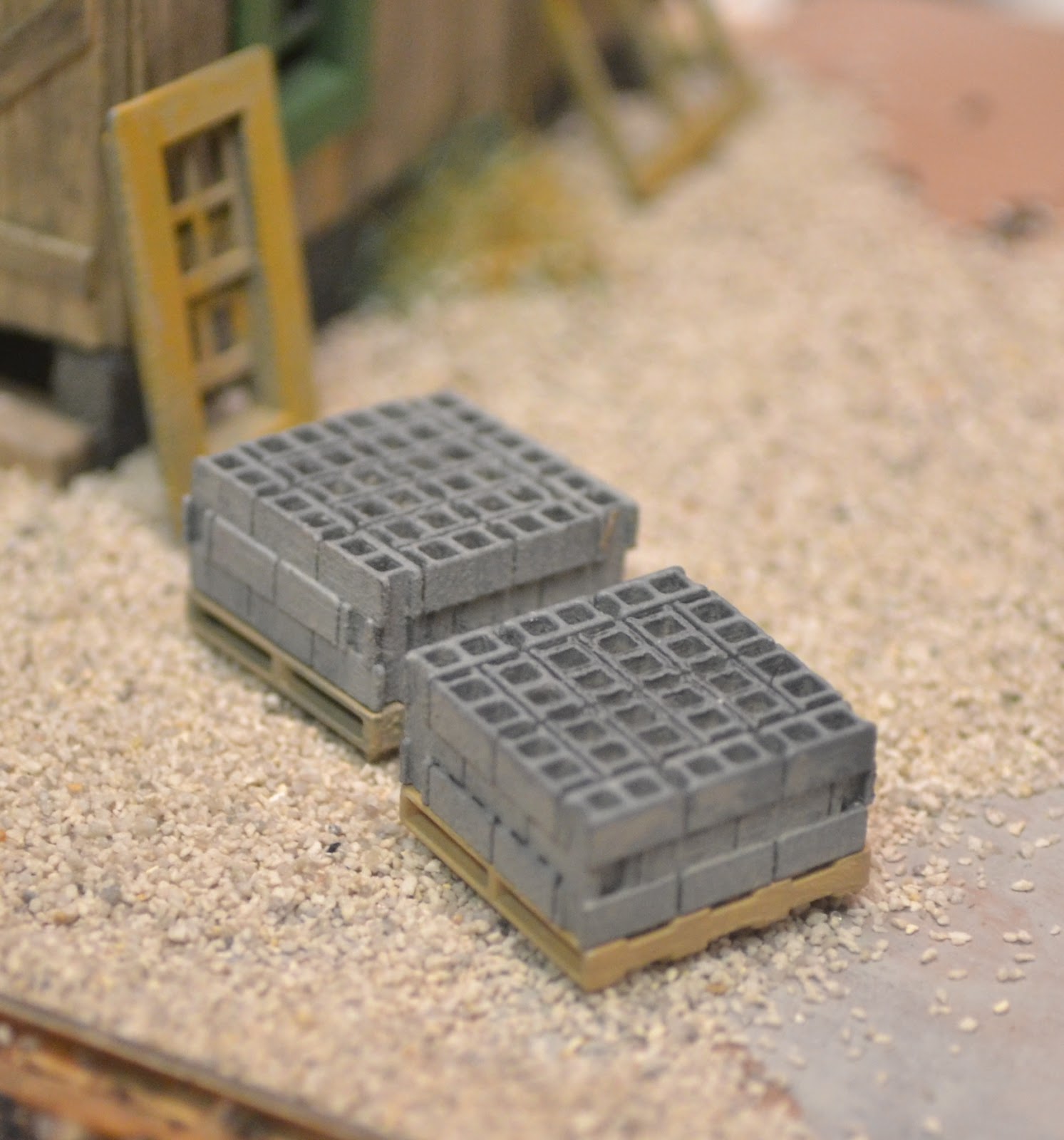 Nirvana Valley Model Railroad: M3D Printer #3, Concrete Blocks in HO scale