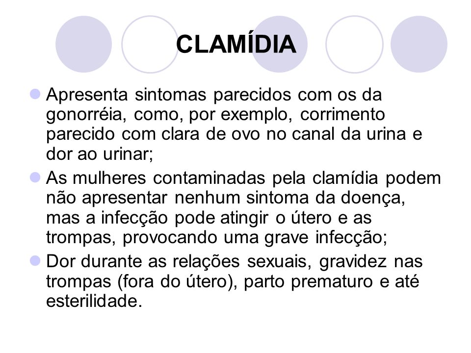 Blog Dr. Carlos: Clamídia: sabe o que é?