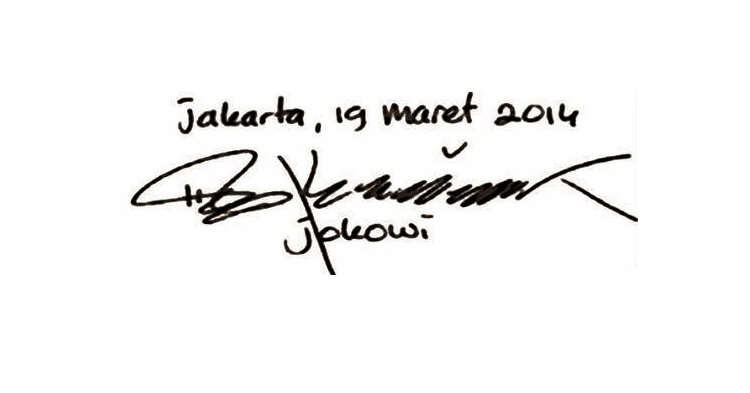 Jokowi | Tandatangantokoh