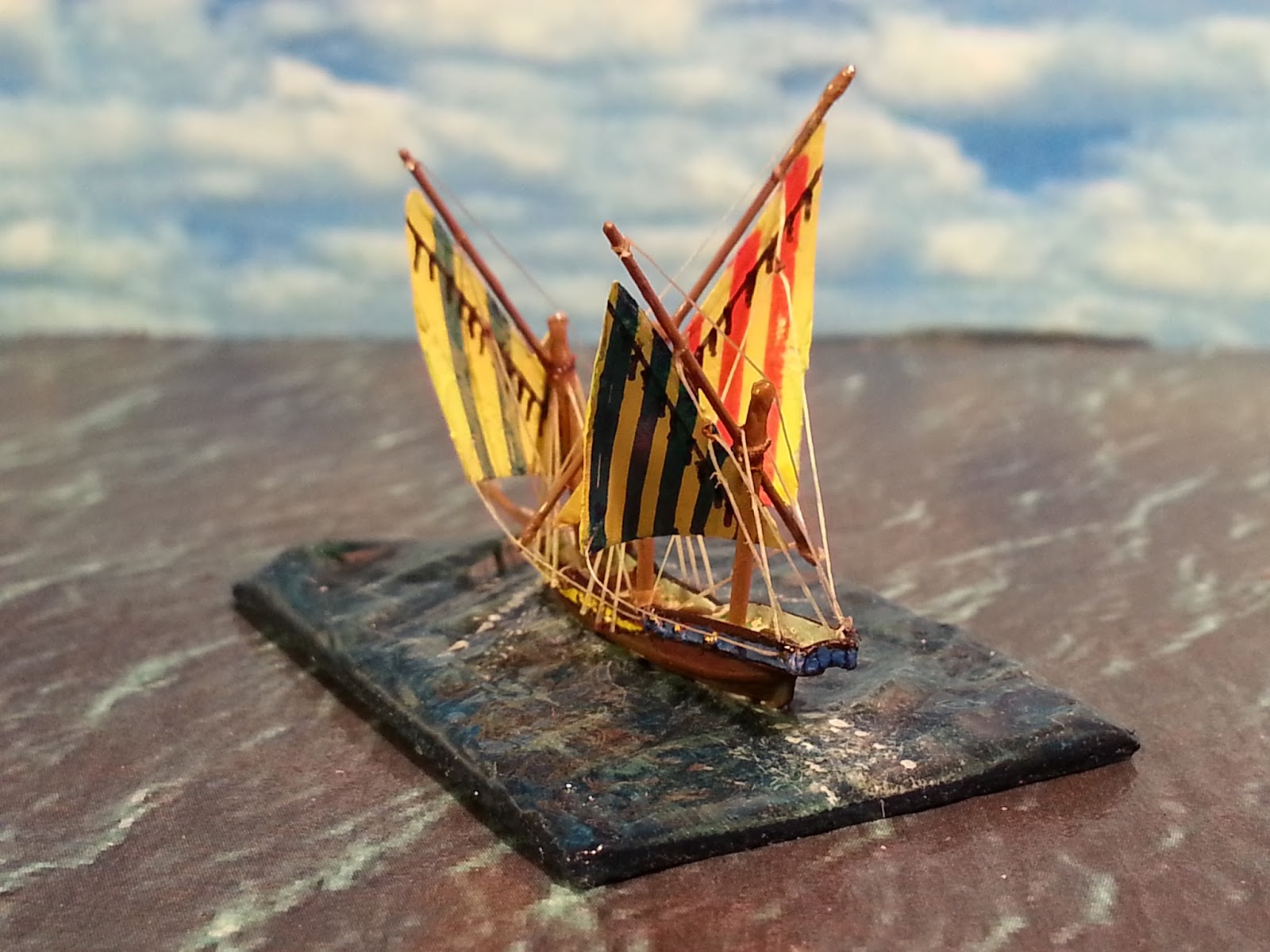 A Miniatures Hobby Room: Tired of Square Riggers - Navwar Small Xebec ...
