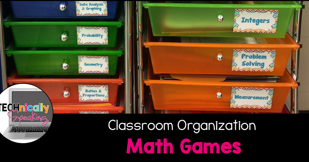 How I Store and Organize My Math Games | Technically Speaking with Amy
