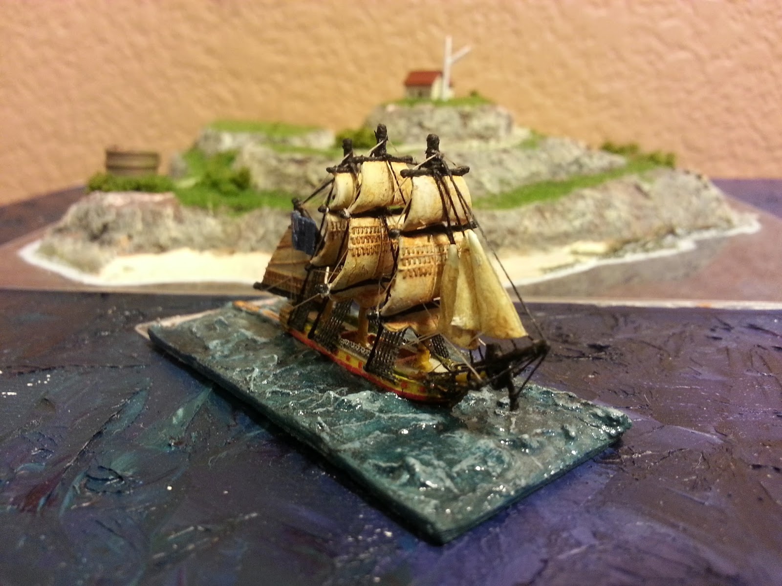 A Miniatures Hobby Room: GHQ 22 Gun Post Ship HMS Laurel