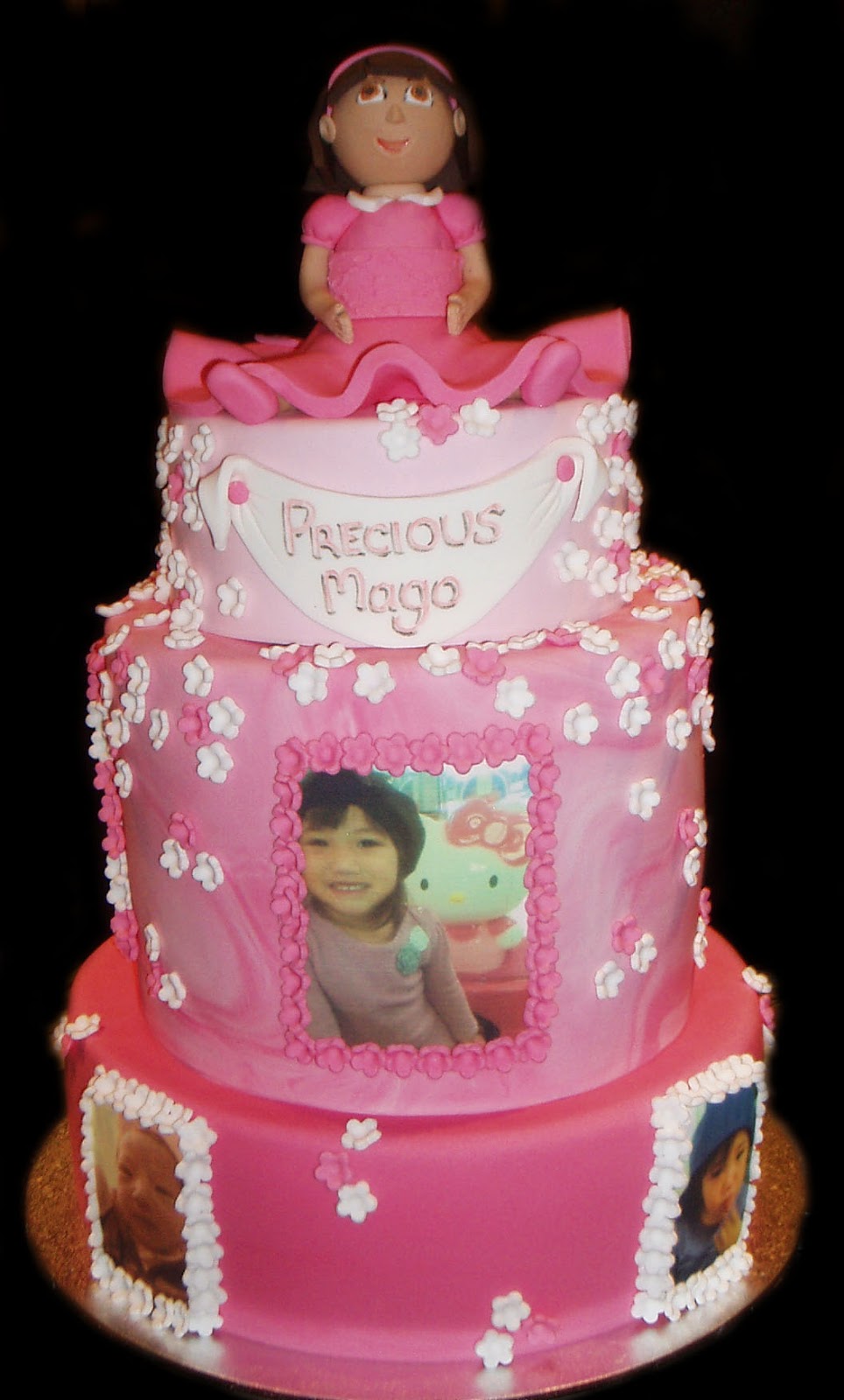 Nada's cakes: Pink Dora Themed Birthday Cake