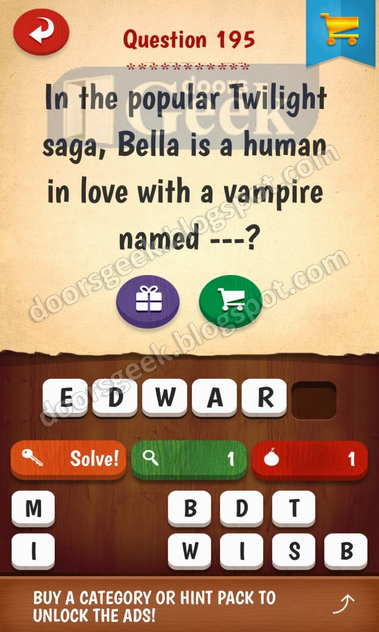 The American Quiz - Level 195 ~ Doors Geek