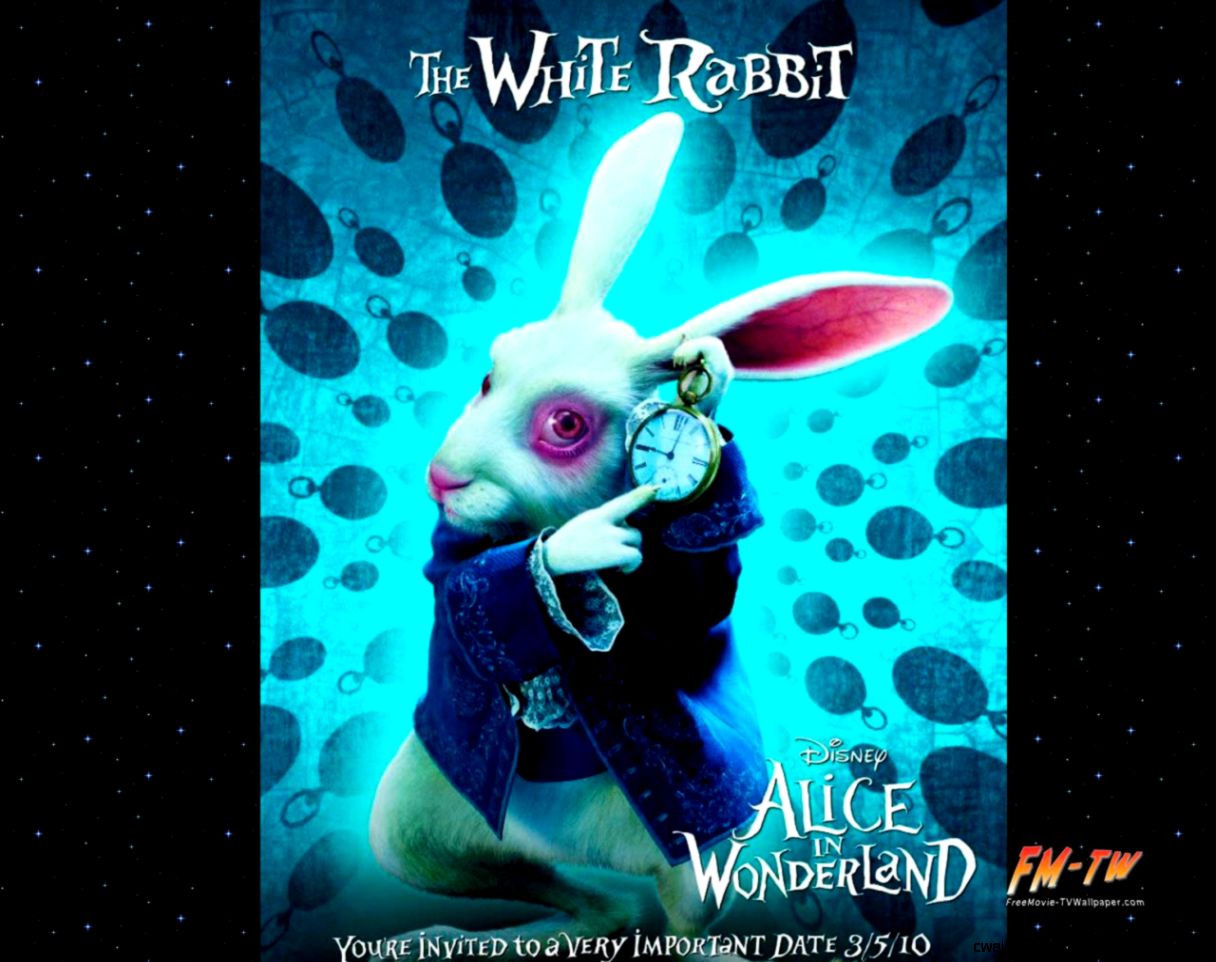 Alice In Wonderland White Rabbit Wallpaper | Wallpapers Gallery