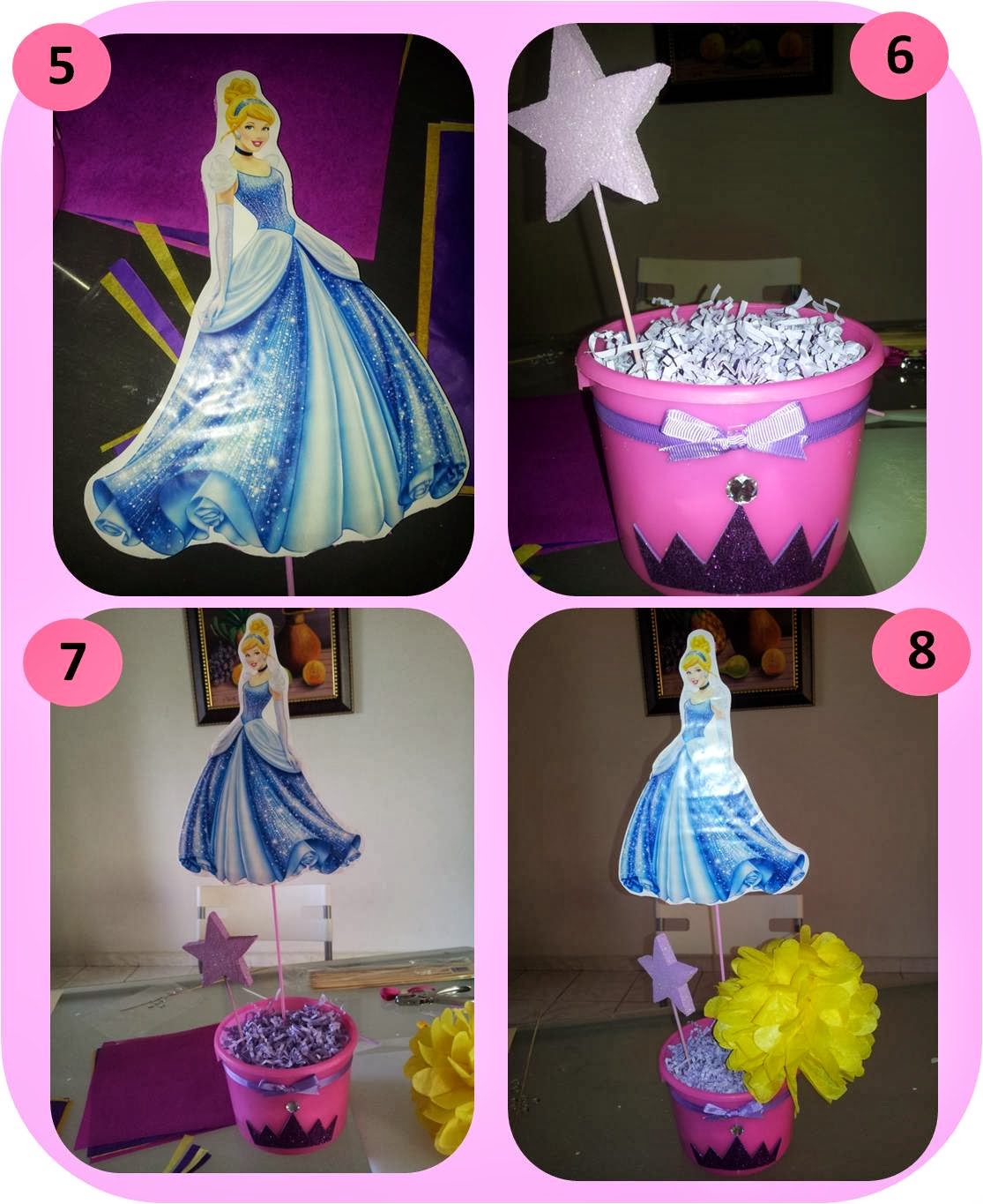 DIY: Princess Party Centerpieces