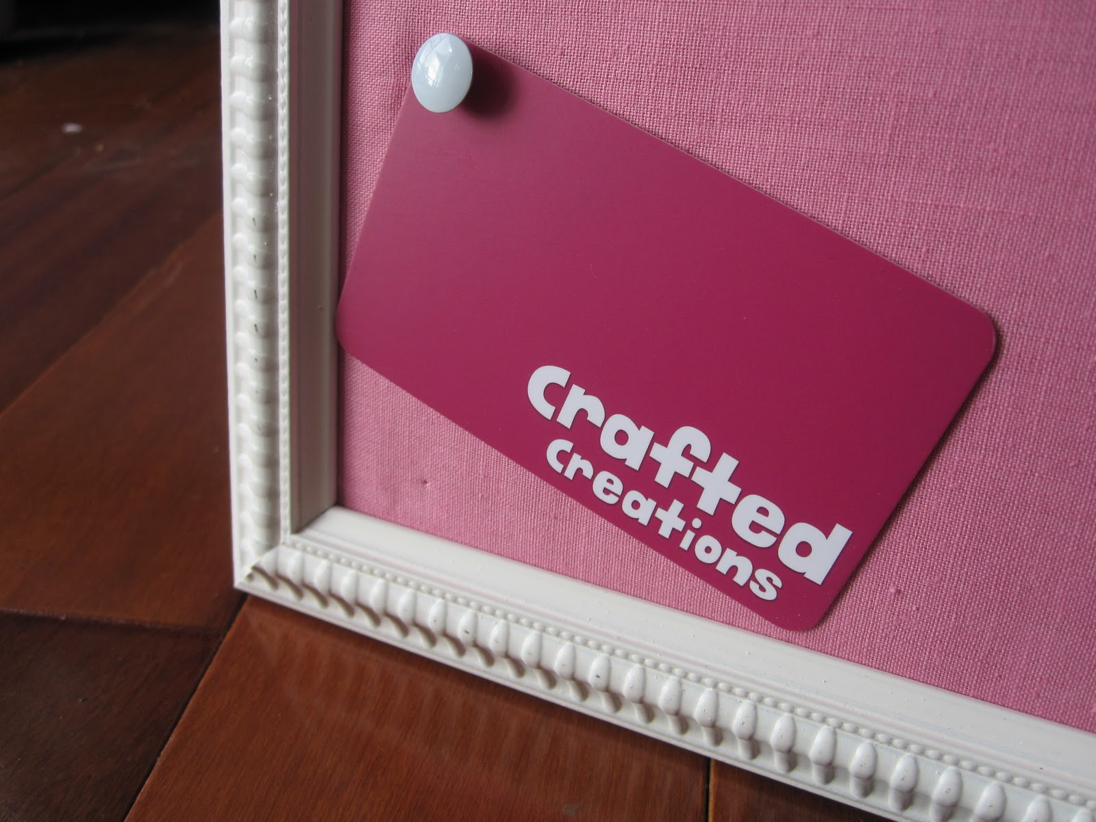 How to: Pin board frame - Crafted