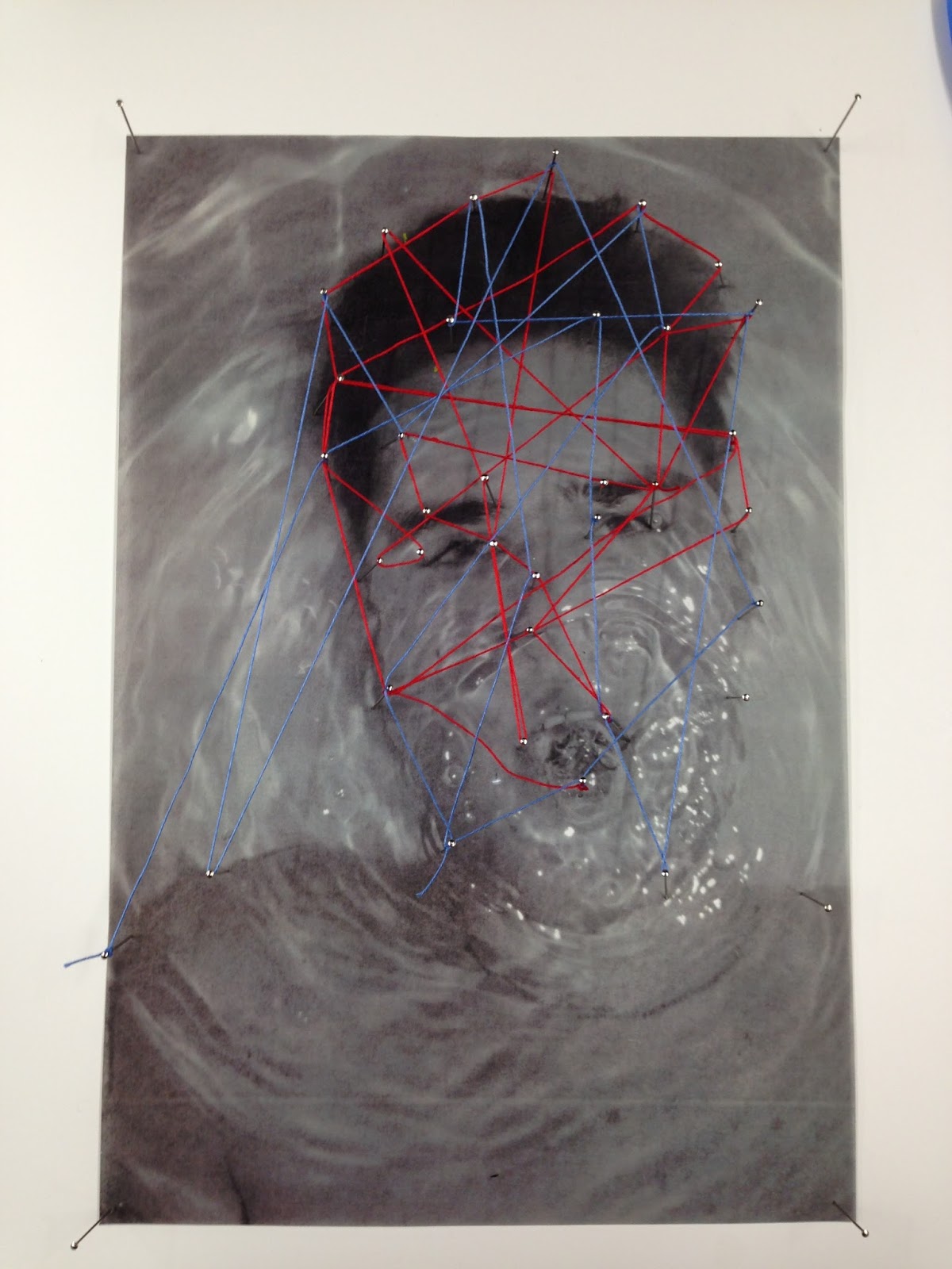 A2 Photography - Jess Bland: Experimenting with space - String & Pins.