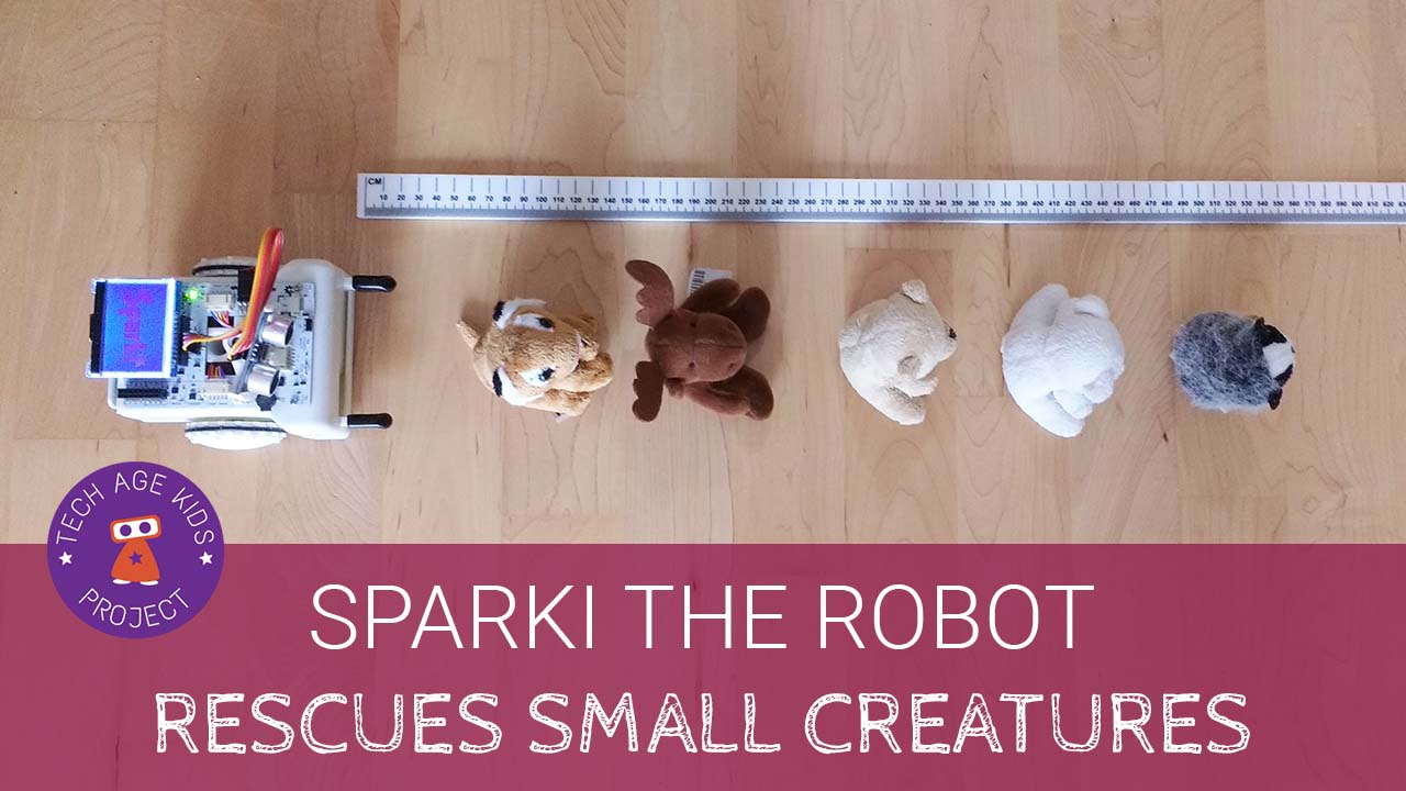 Sparki the Robot Rescues Small Creatures | Tech Age Kids | Technology ...